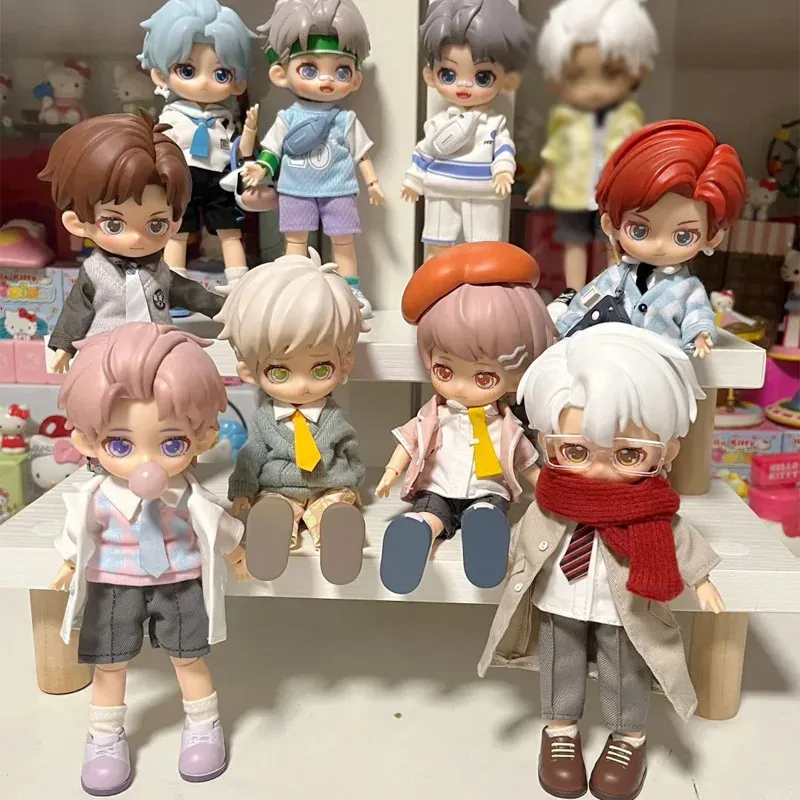 PEETSOON Male Classmate Bjd Doll Blind Box Mystery Box 1/12 BJD Obtisu1 ...