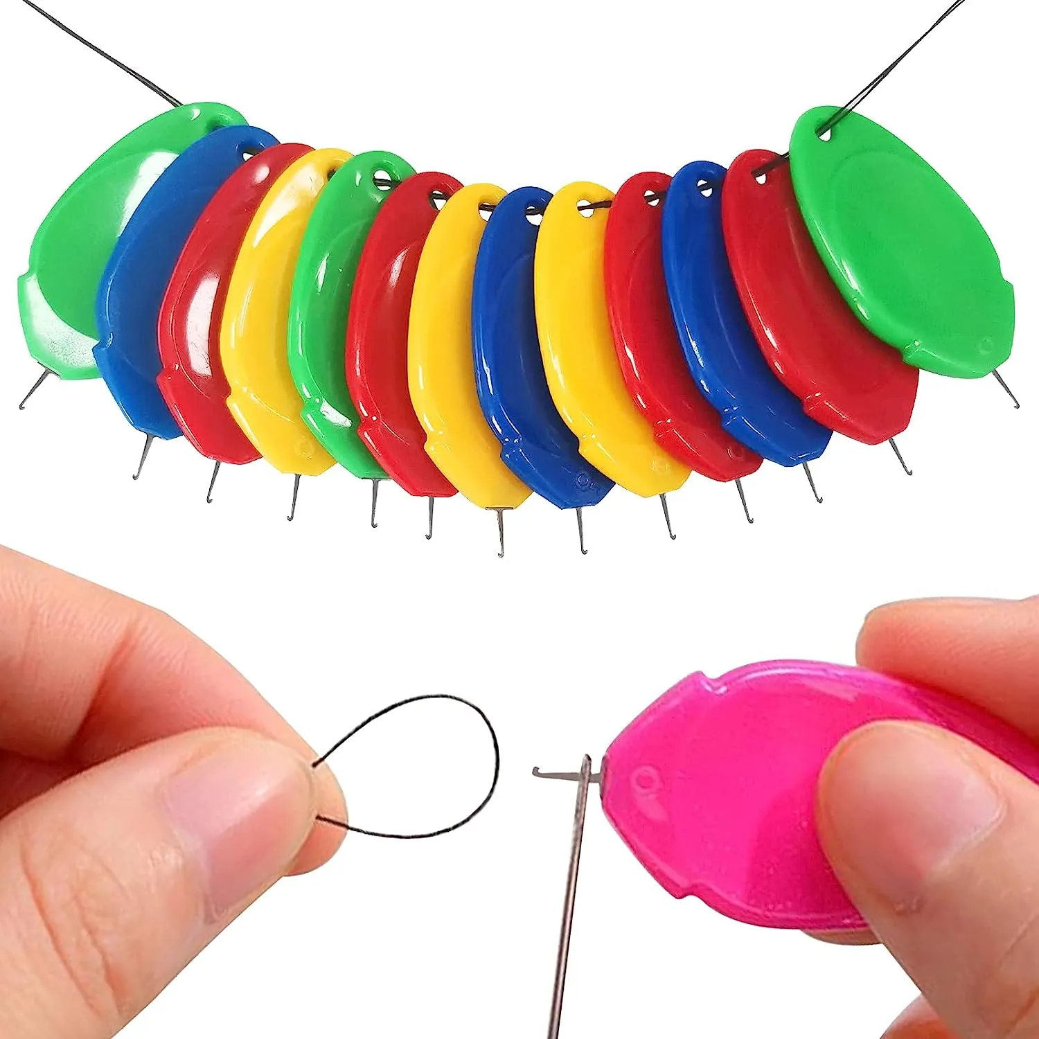 Easy Needle Threader Set 5/ - Automatic Sewing Tool for Hand & Machine ...