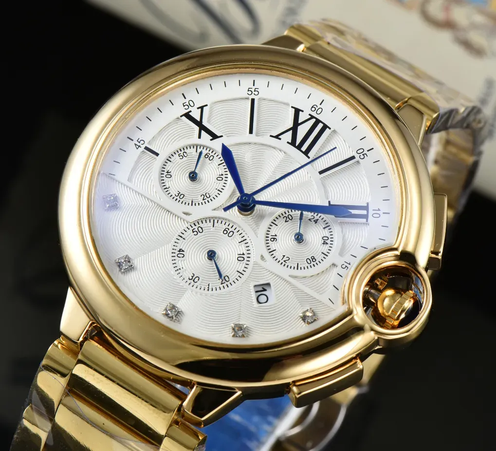 Mens luxury wristwatch with stainless steel red strap, 42 mm alloy dial ...