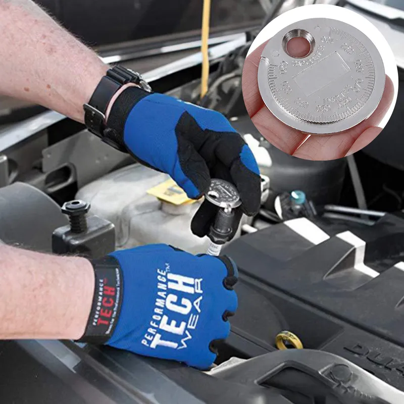 Plug Electric Meter Coin-Type Spark Plug Gauge: 0.02''-0.1'' Inch ...