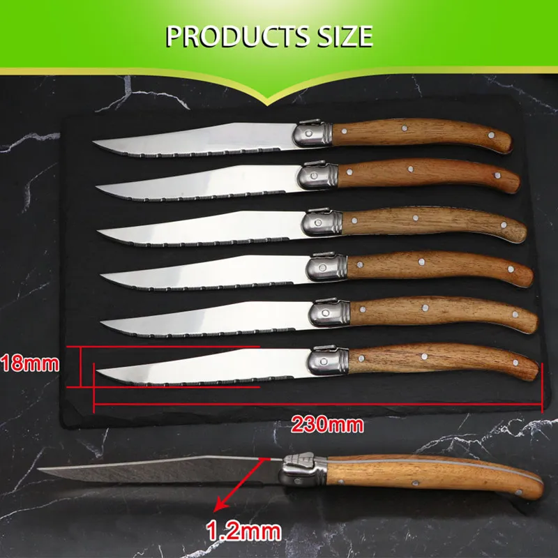 sharp dinner knives