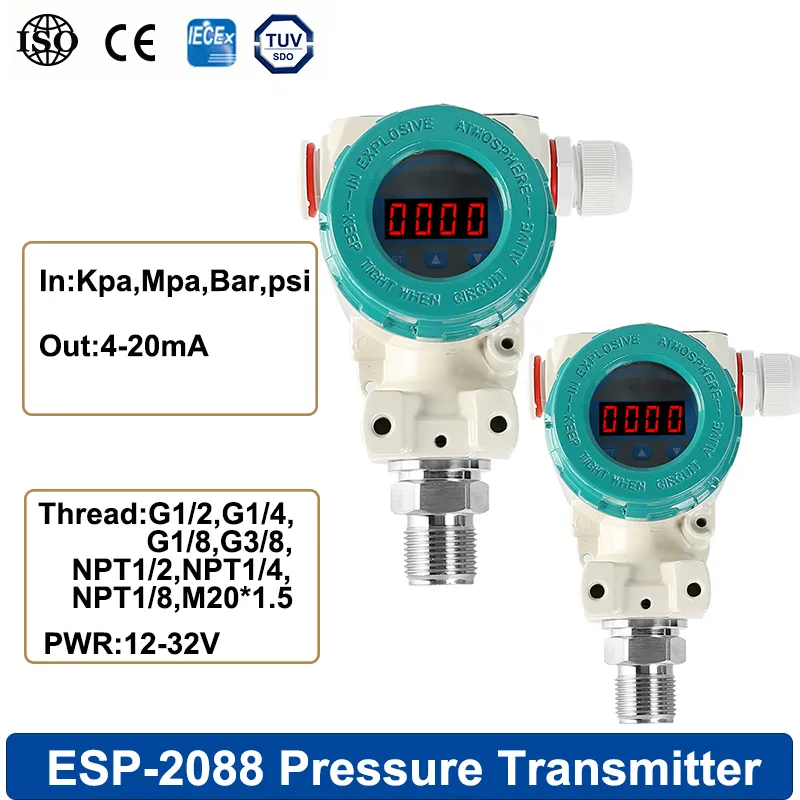 Fuel Injector Pressure Sensor LED Display Pressure Transmitter 0.1 0 ...