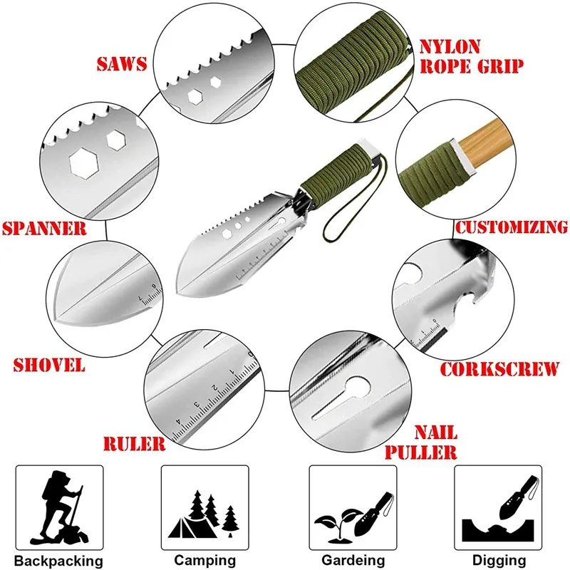 DHgate.com:Multifunctional Garden Tool: Spade Shovel Weeder Sawtooth ...