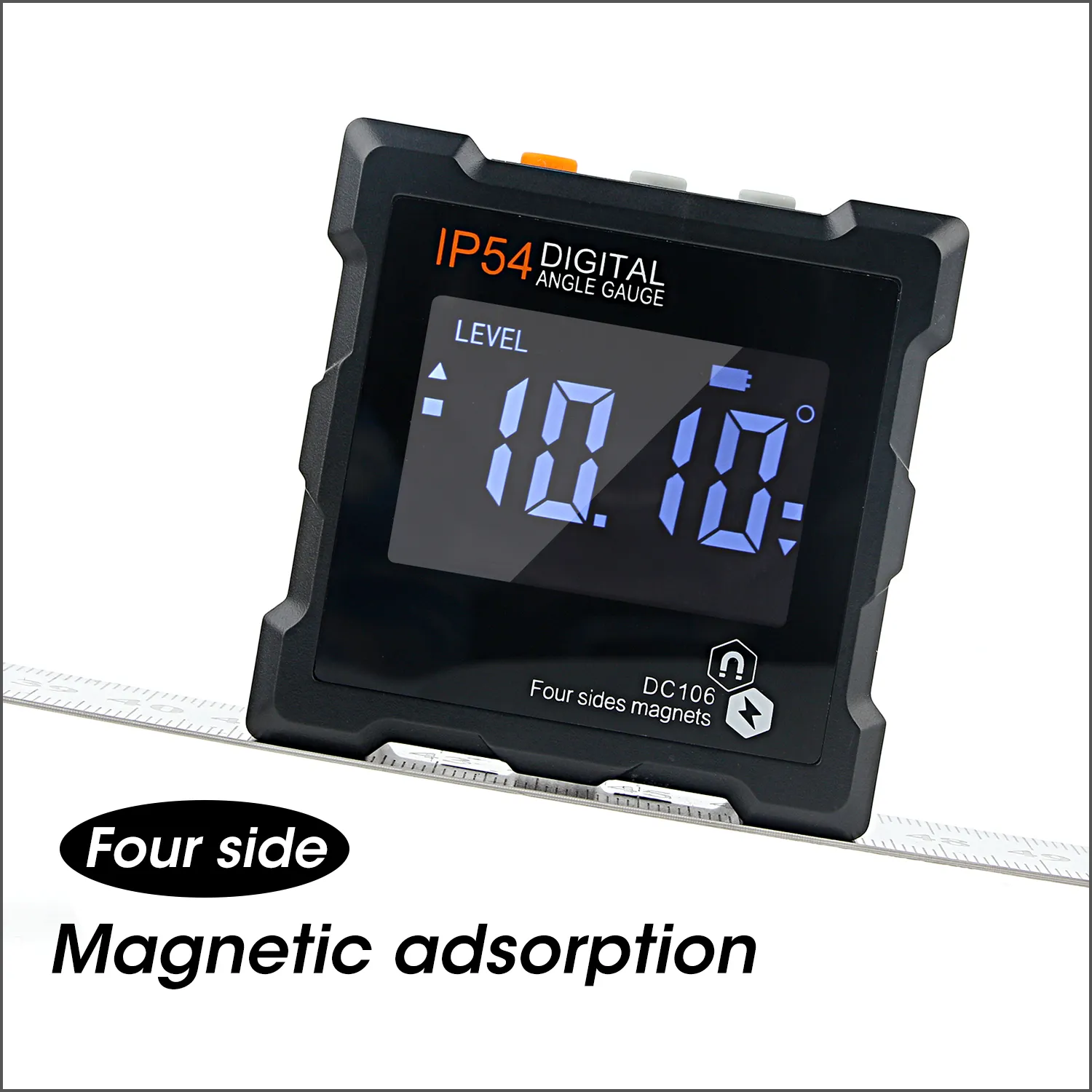 360° Digital Angle Gauge: Precise Measurement & Magnetic Base For DIY ...