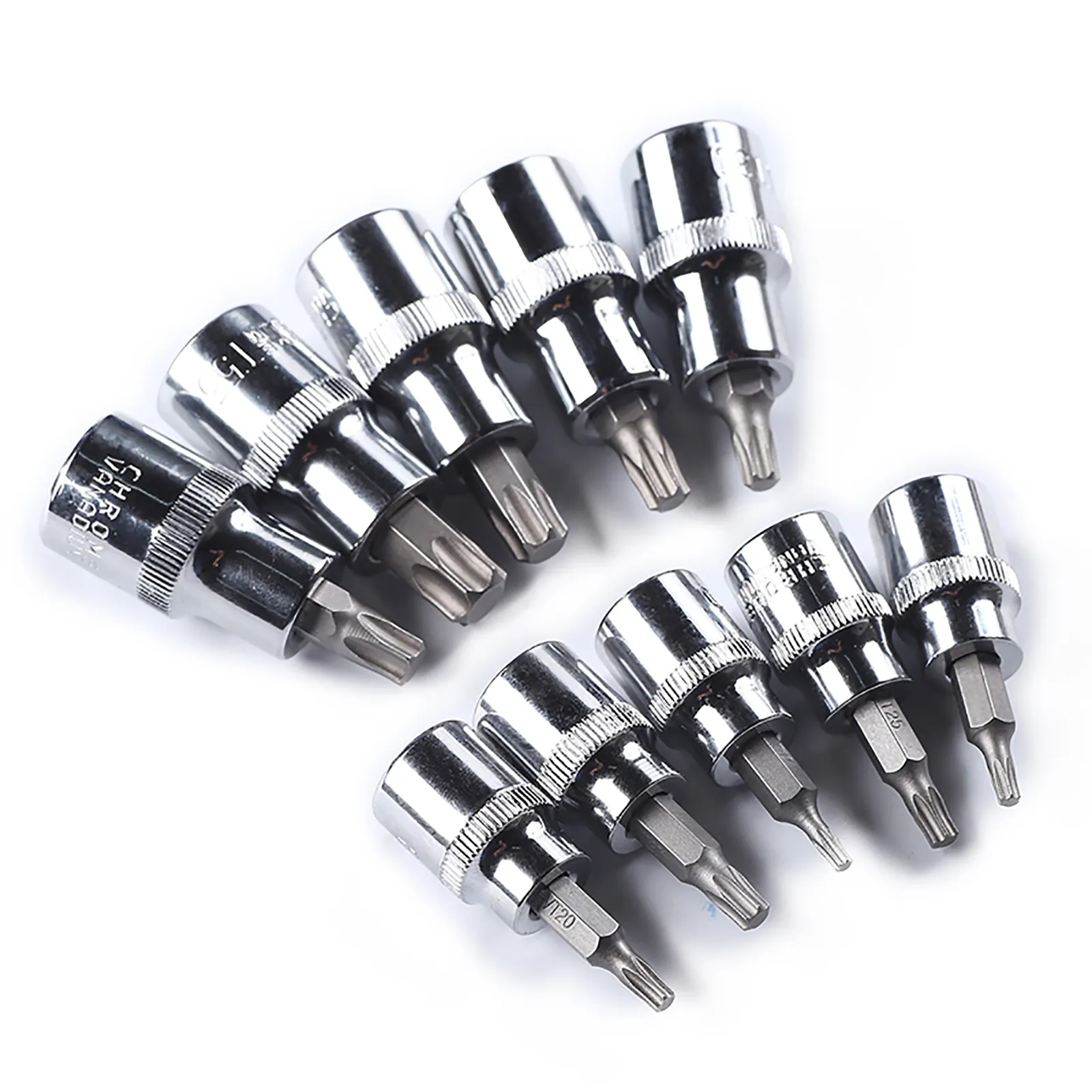 DHgate.com:29-Piece 1/4" 3/8" 1/2" Torx Star Socket Bits Set: Male and ...