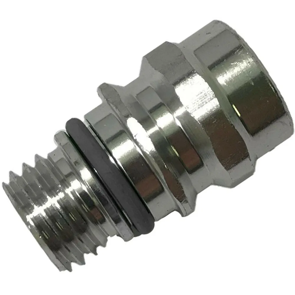 A/C Service Valve High Side R 134a Port Adapter Replaceable Valve Cores ...