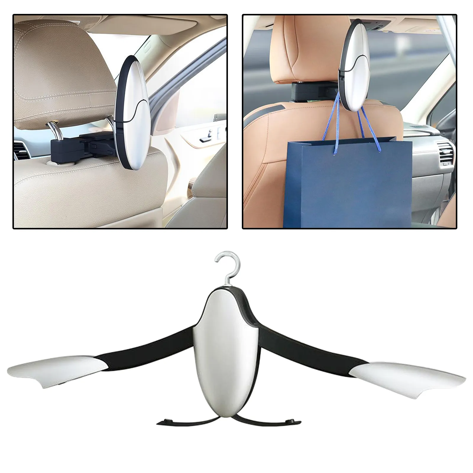 DHgate.com:ABS Portable Folding Car Hanger for Clothes, Coats, Jackets ...