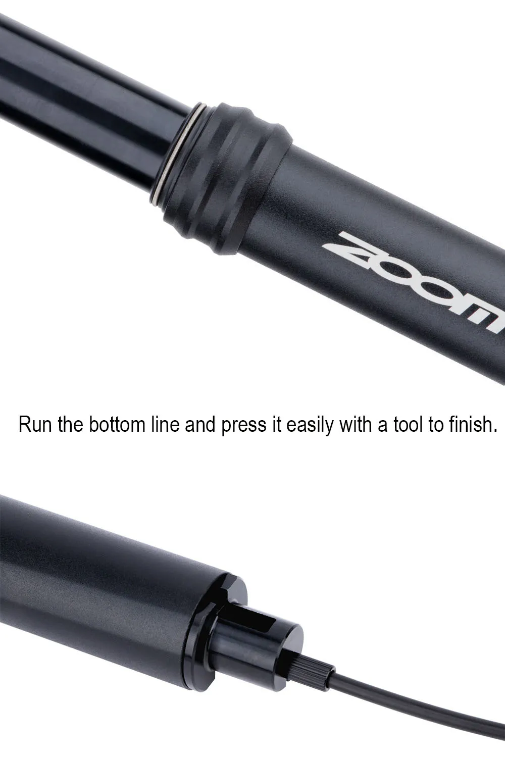 ZOOM MTB Bike Dropper Seatpost 31.6mm and 30.9mm Hydraulic Internal ...