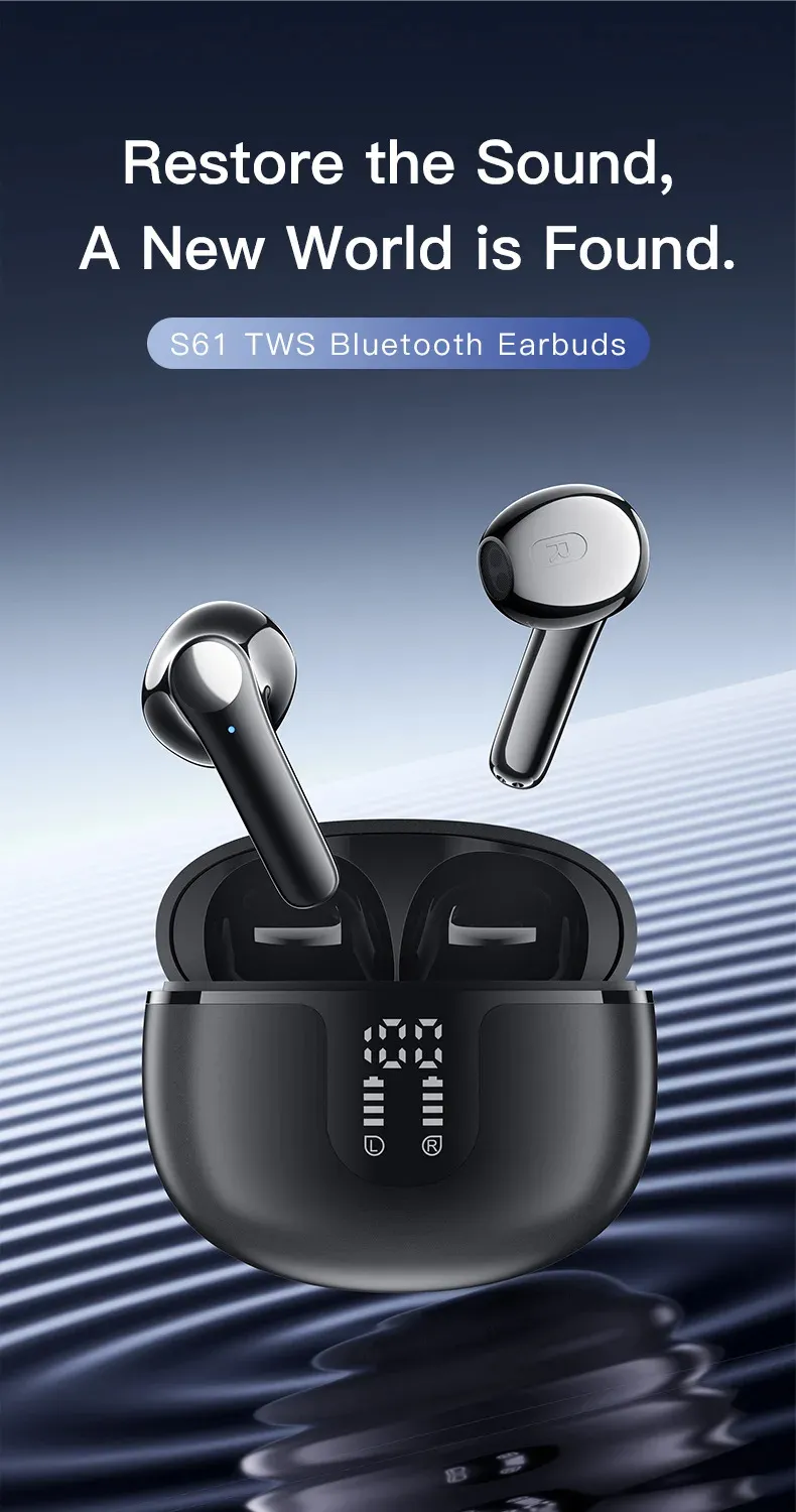 True Wireless Earbuds with Super Long Battery Life, Waterproof, Touch ...