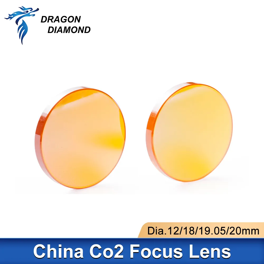 Original CO2 Focus Lens PVD ZnSe Diameter 0.47/0.71/0.75/0.79 in for ...