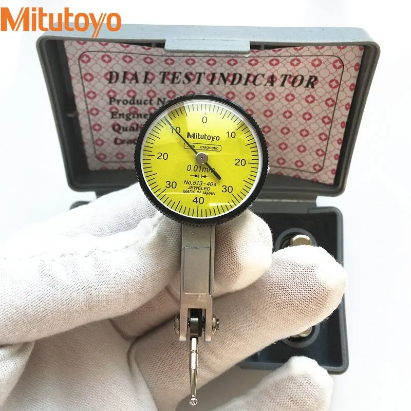 Mitutoyo Analog Lever Dial Gauge Accurate 0.01 Range, 0 0.8mm Diameter ...