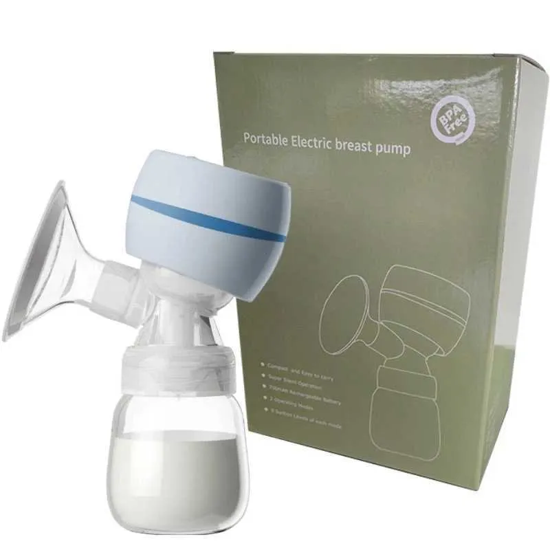 Silent Electric Breast Pump: Safe Auto Milk Suction, Manual Mode, Baby ...