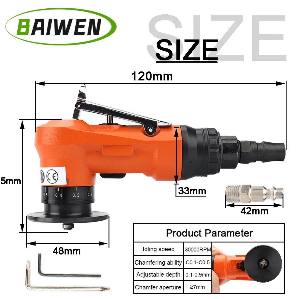 DHgate.com:45° Pneumatic Mini Chamfering Machine - Portable Metal ...