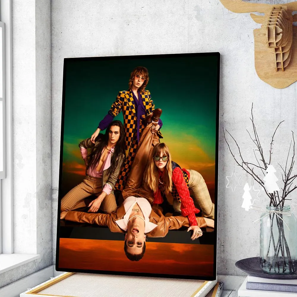 Retro Music Band Stars Maneskin Poster Vintage... From Ddmydec, $47.35 ...