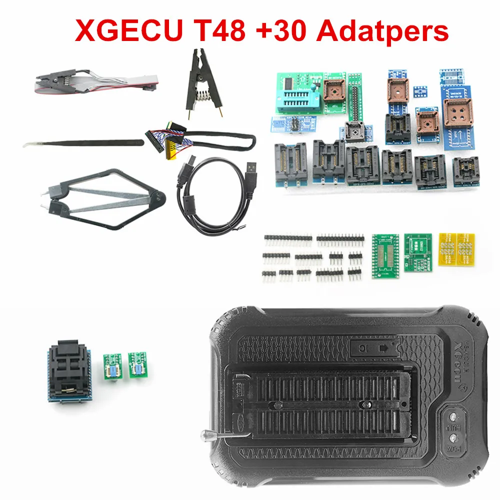 DHgate.com:2024 XGecu T48 TL866-3G Programmer: Supports 31000 ICs SPI/Nor/NAND Flash MCU EEPROM ...