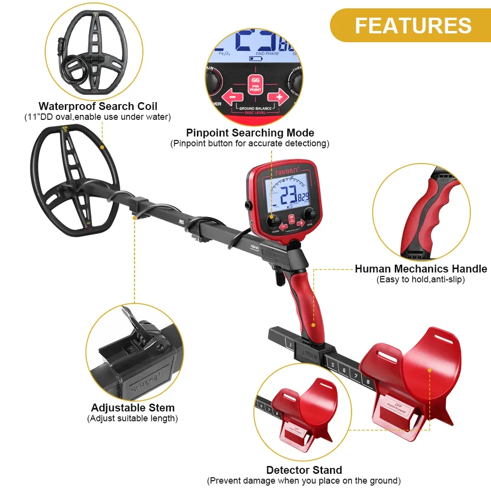 DHgate.com:TX-850 PRO High-Precision Underground Metal Detector for ...