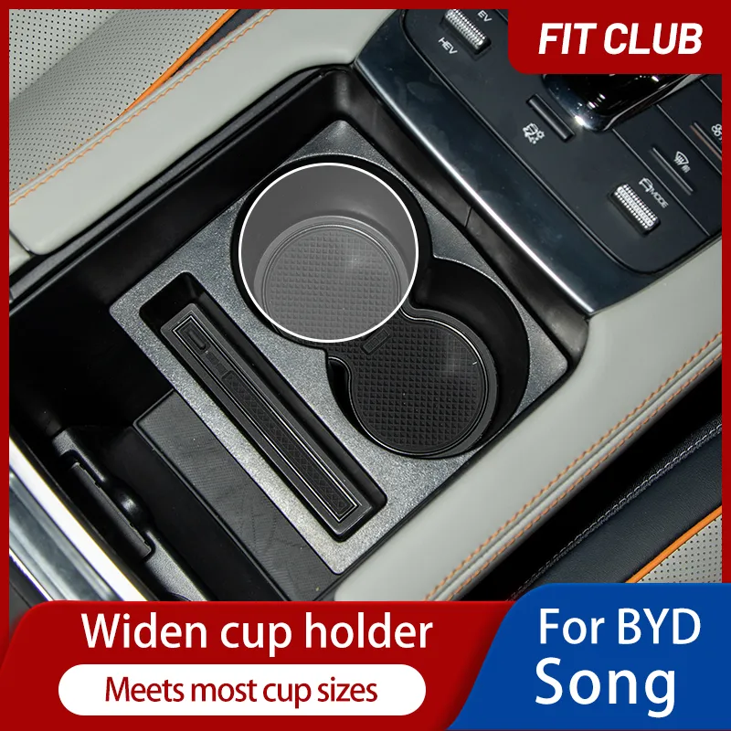 BYD Song Plus Car Center Console Widened Cup Holder Beverage Bottle ...