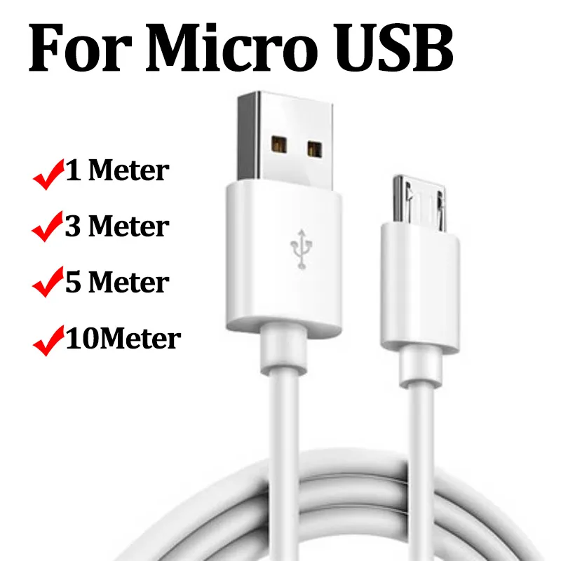 DHgate.com:Length: 1m/2m/3m/5m/10m Ultra Long Micro USB Cable Fast ...