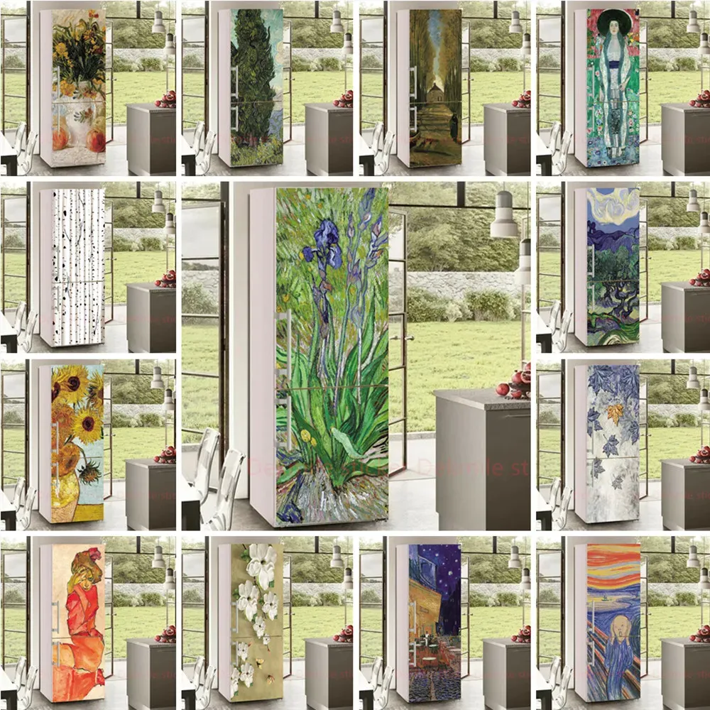 full refrigerator decals