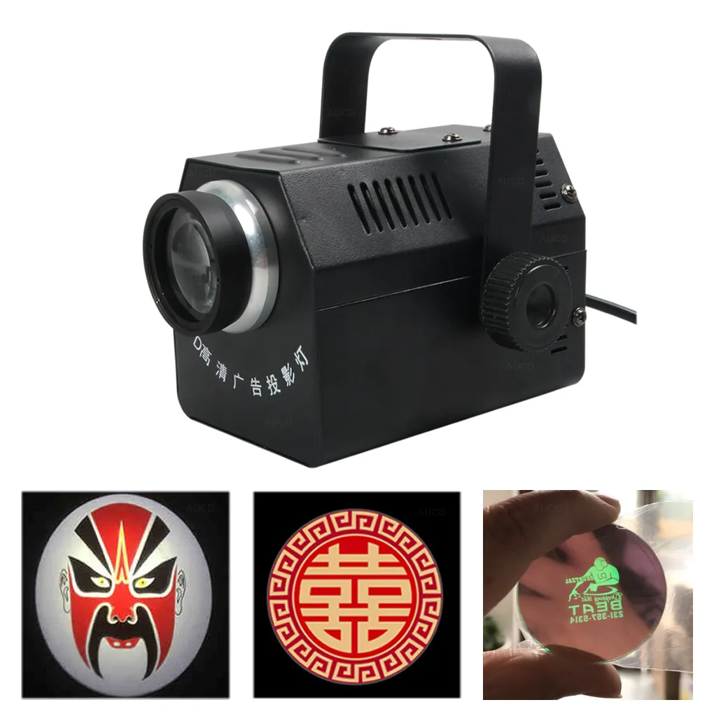 30W 50W LED Advertising Lamp with 37mm 1.46 in Gobo Card for Static and ...