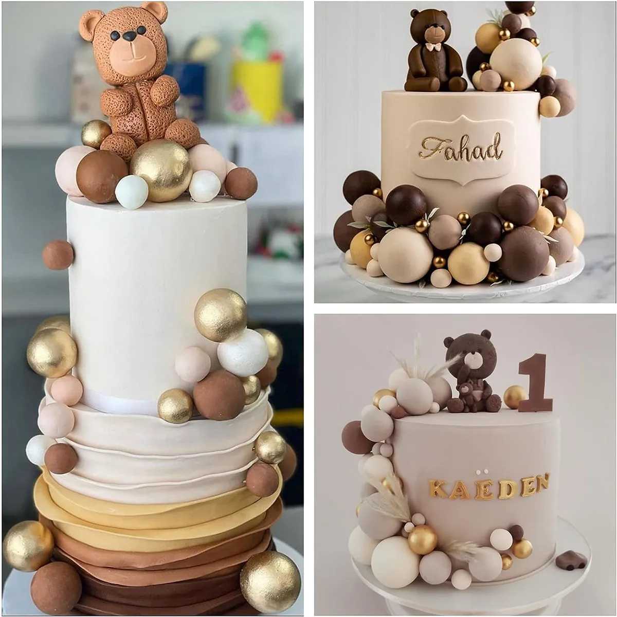 brown cake topper