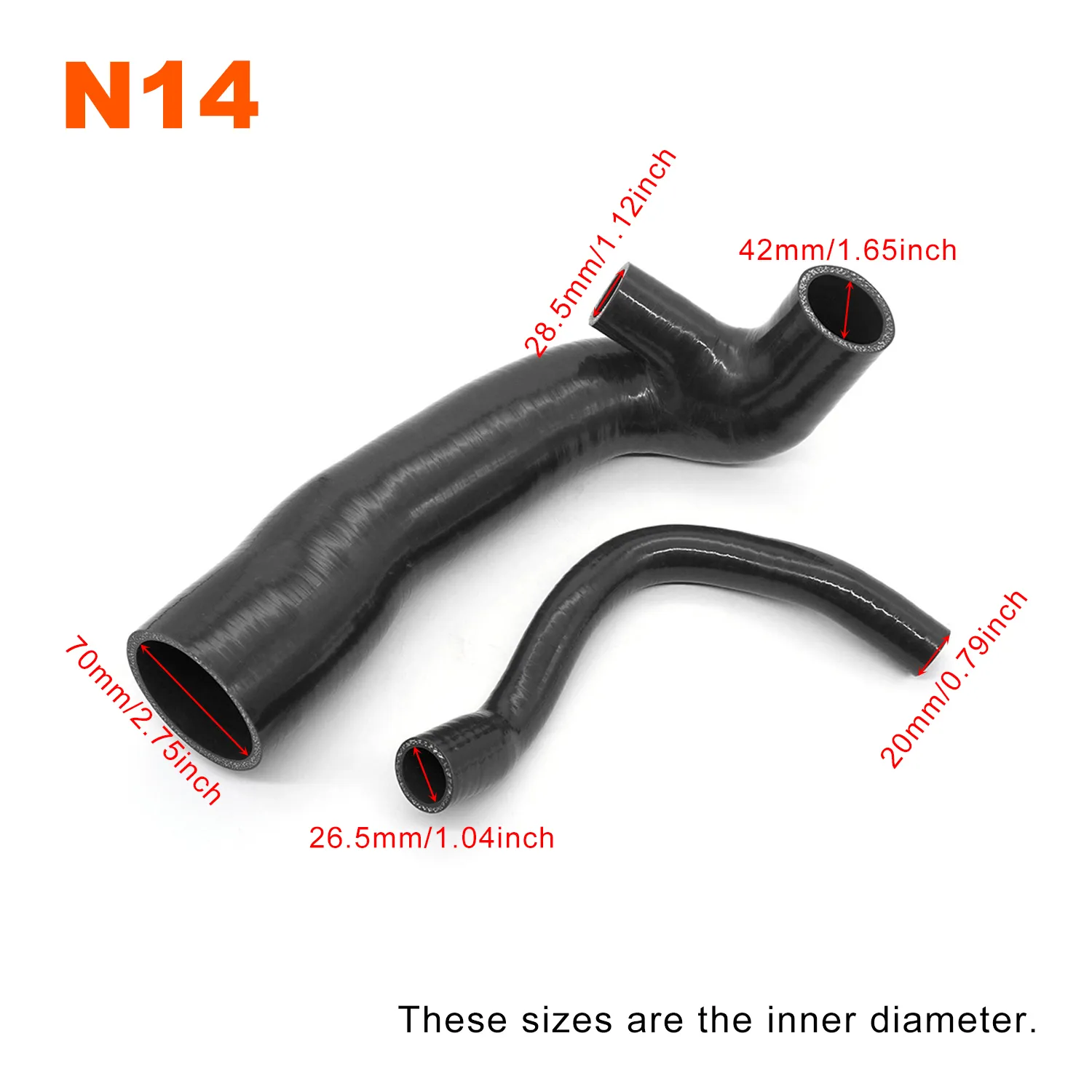 Silicone Turbo Inlet Pipe Kit For Mini Cooper S Clubman 1.6T R55 R56 ...