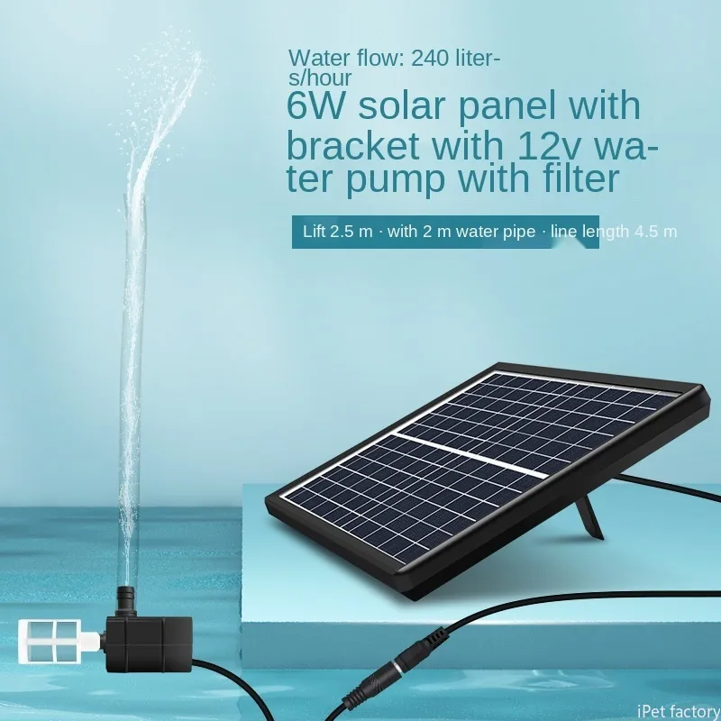 Wholesale Solar Aquarium Small Solar Water Pump With Hydroponics Filter ...