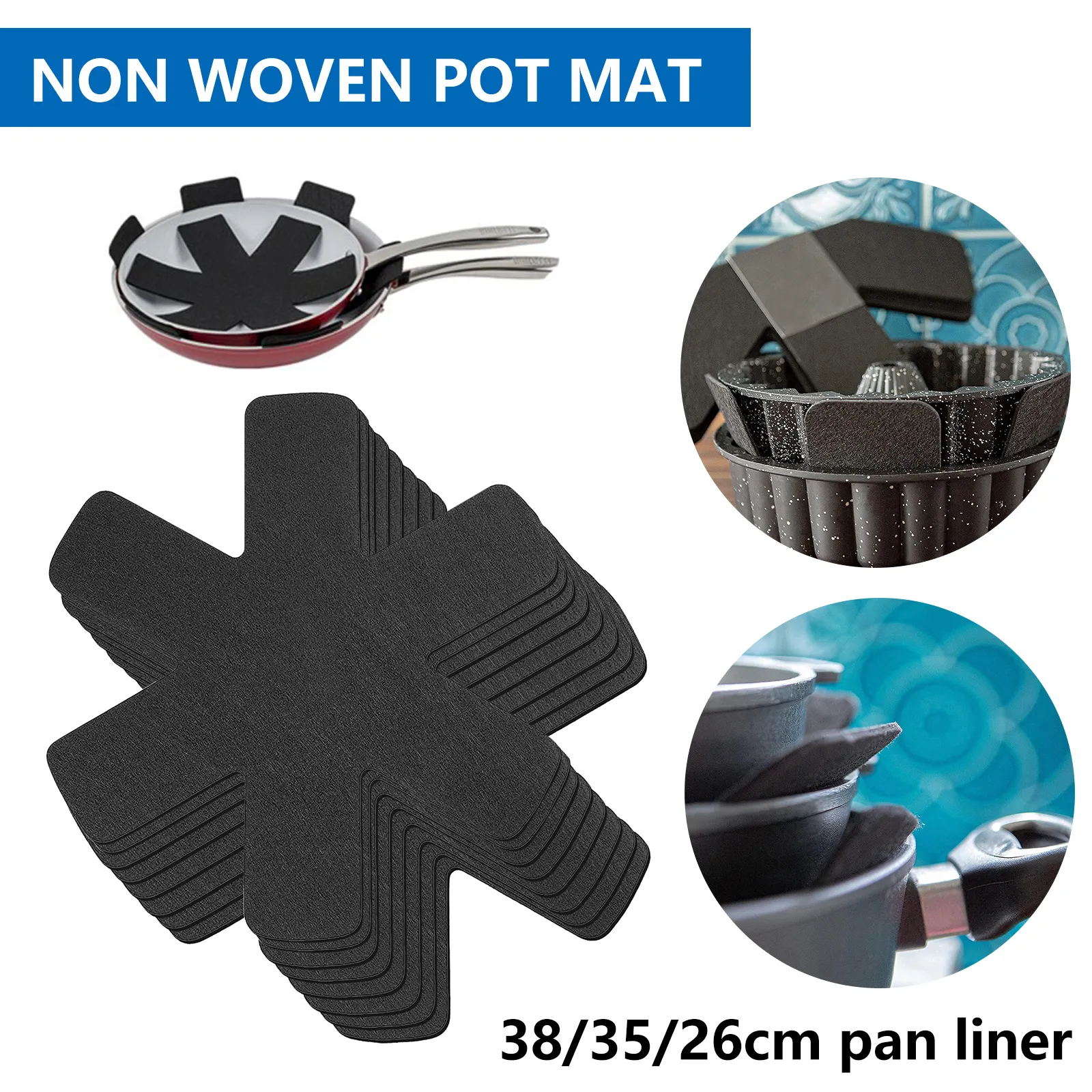 Pan Protectors for Glassware - Premium Felt Anti-Scratch Pot and Pan ...