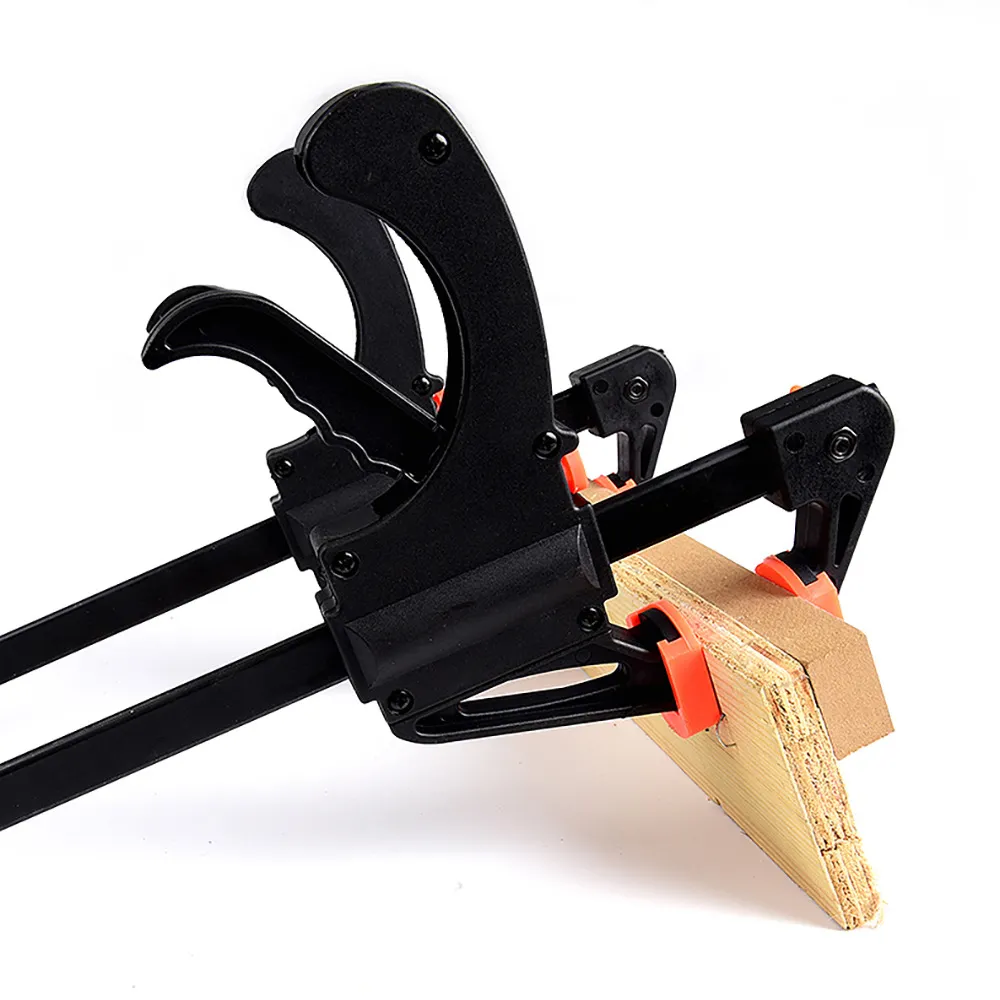 5-Piece Mini Woodworking Clamp Set - Quick Release Ratchet F Clamps for ...