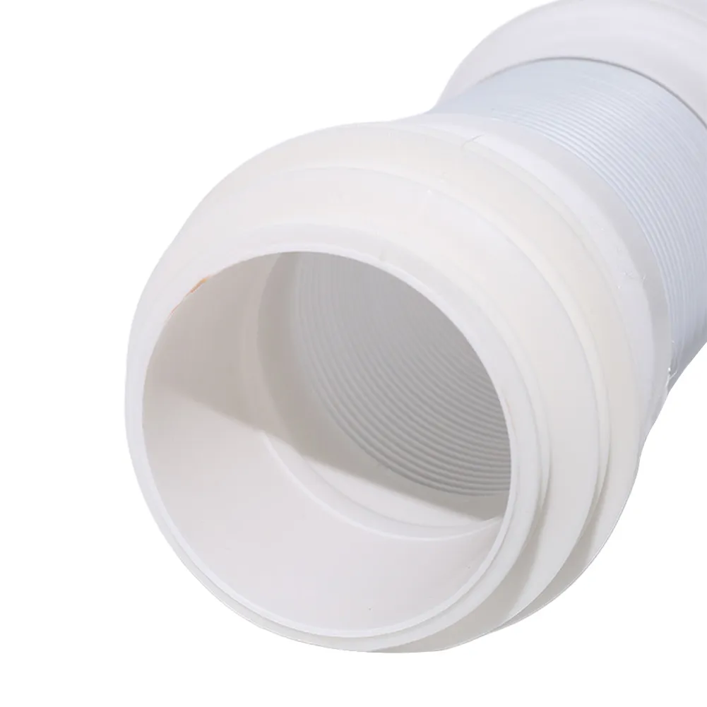 Drain Pipe WC Pan Connector PVC Flexible Hose Universal WC Soil Pipe ...