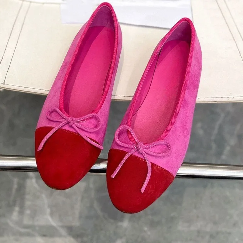 Designer Leather Ballet Ballet Shoes For Women Spring/Autumn Fashion ...