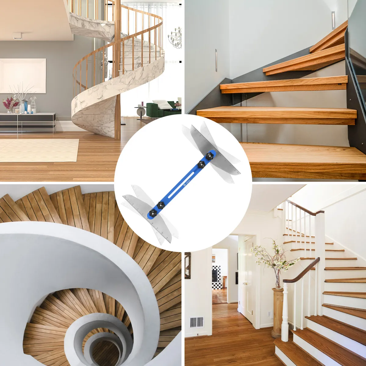 Metal Stair Tread stair gauge tool - Adjustable...