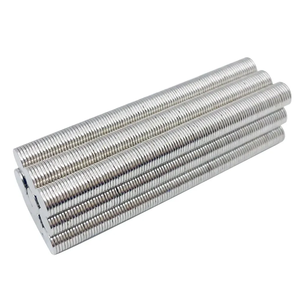 20~8x0.5 Mm Thin Neodymium Magnet N35 Mini Small Round Magnet Strong ...