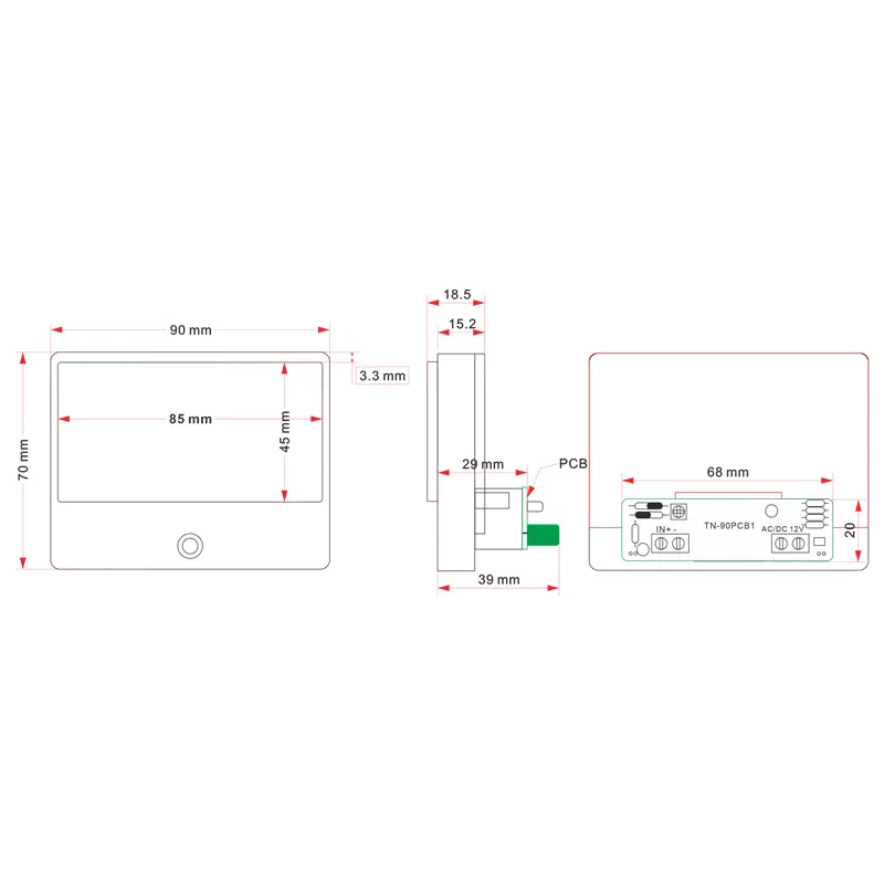 VU Level Meter Stereo Preamp Tube Bluetooth Amplifier Board Audio Power ...
