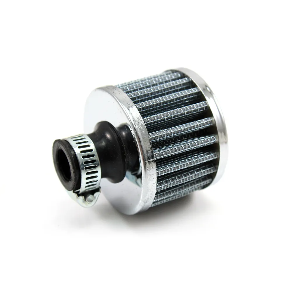 High-Flow Universal Car Air Filter Intake - 12mm Turbo Vent Crankcase ...