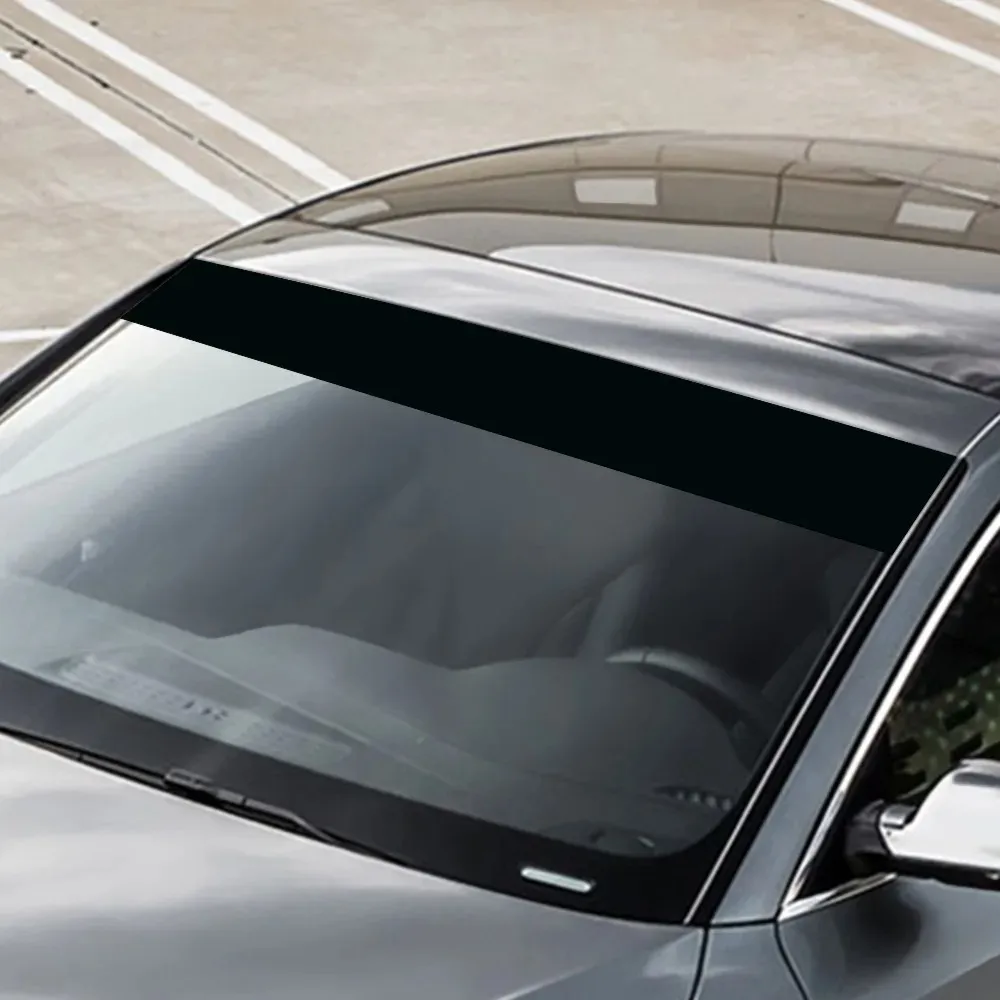 20 cm x 150 cm Car Front Windshield Stickers UV Blocking Privacy Film ...