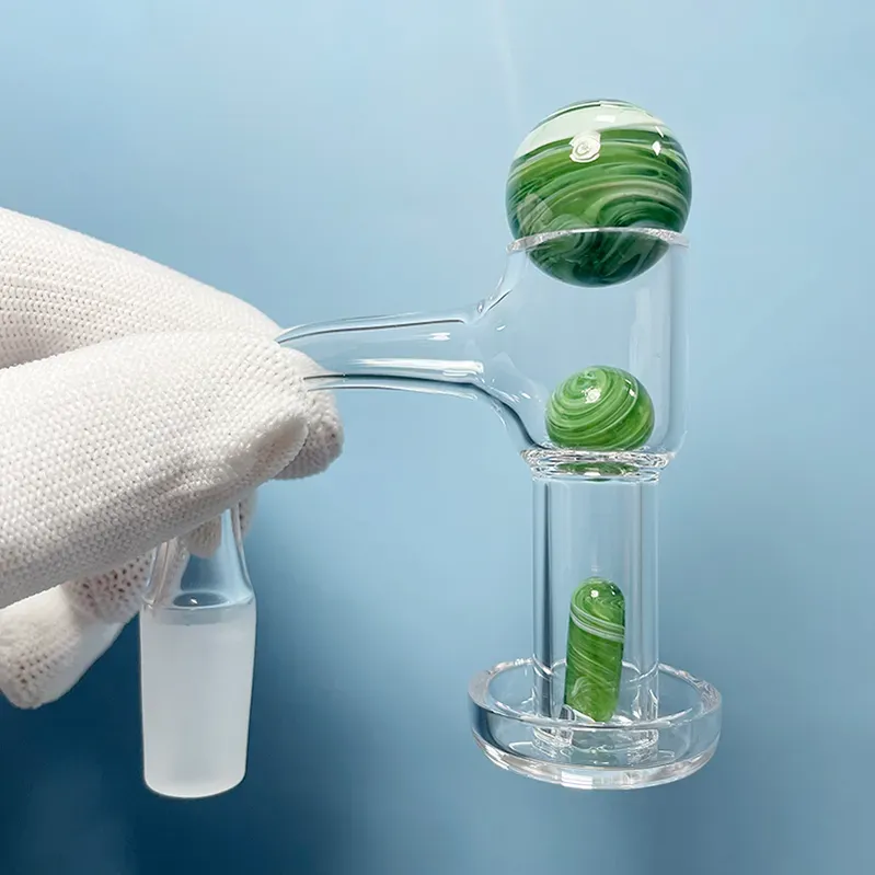 Marble Carb Soft Cap Spinning Pillar Set 20mm Full Weld Terp Slurper ...