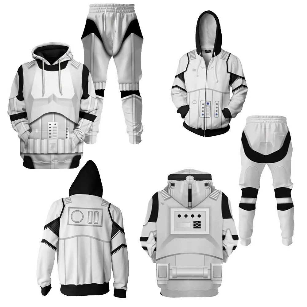 Male Imperial Cosplay Stormtrooper Costume Hoodies Pants Outfits ...