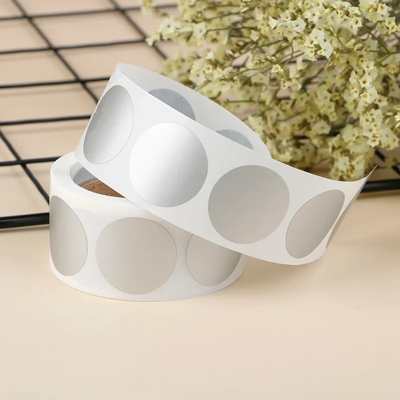 300 Pack 1 Inch Round Silver Scratch Off Labels: Reveal Your Secret ...