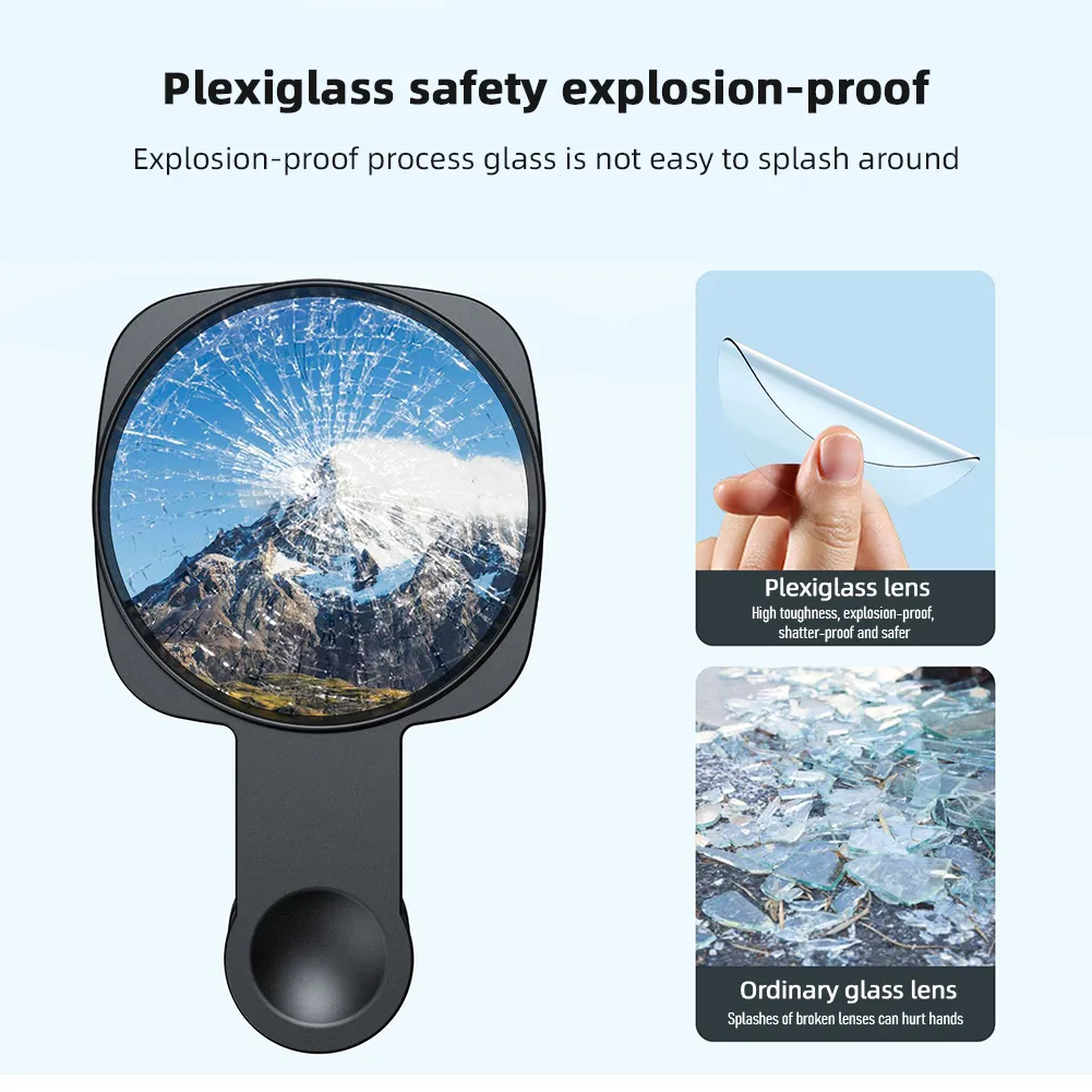 Selfie Mirror Compact Clip-On Phone Mirror for iPhone 14/13/12/11 ...