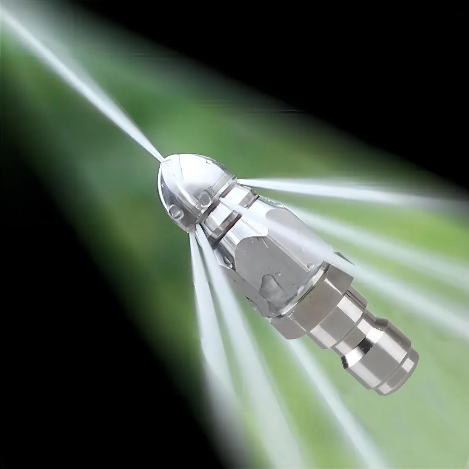 High Pressure Hose Nozzle 5000 PSI - G1/4 Quick Connect Sewer Cleaning ...