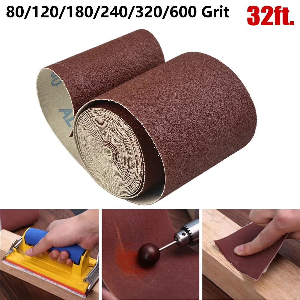 80-600 GritSandpaper Emery Cloth - Dry Wet Sanding Paper Abrasive Tools ...