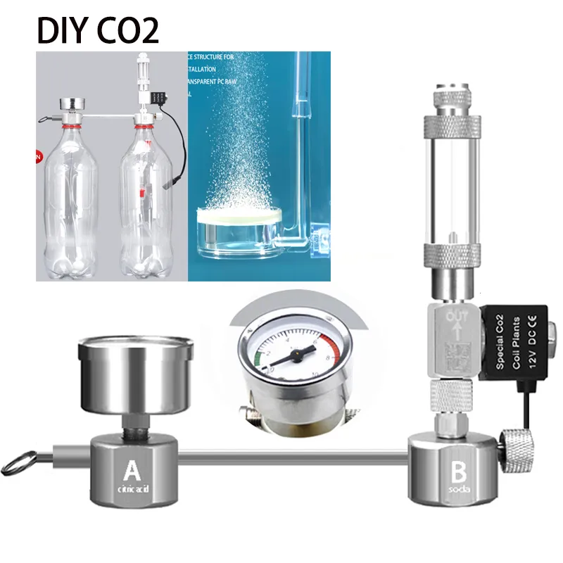 Aquarium DIY CO2 Generator System Kit - Bubble Counter, Diffuser ...