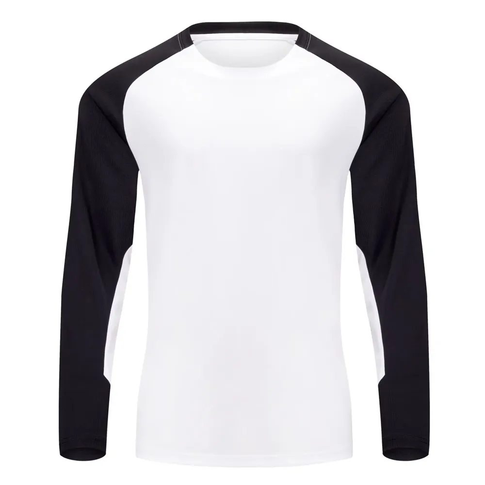 Quick-Dry Plus Size Men's Sports T-Shirt: Breathable Long-Sleeve Rash ...