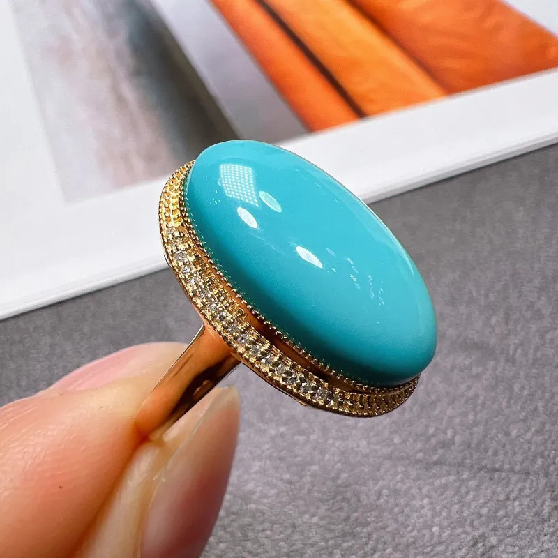 turquoise stone ring design
