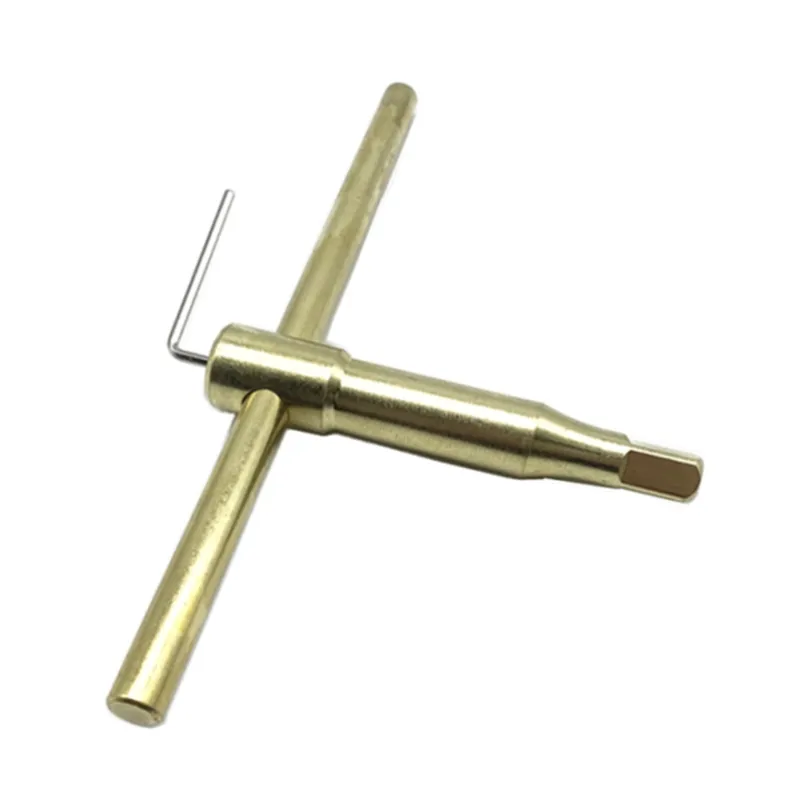 Lathe Chuck Key Wrench Adjustable 40CR Quenching Steel T-Shape Handle ...