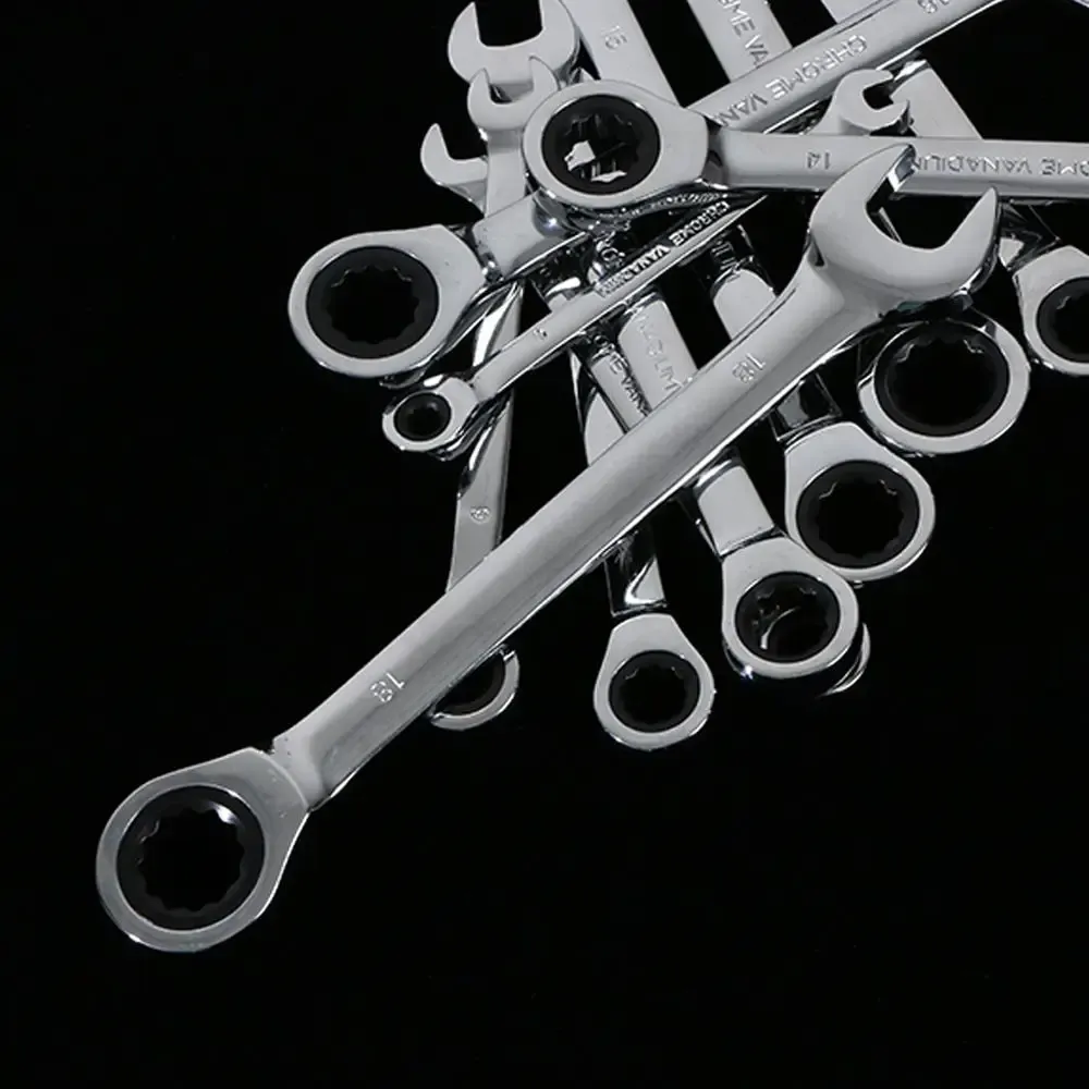 High Torque Reversible Ratchet socket set and wrench with Chrome ...