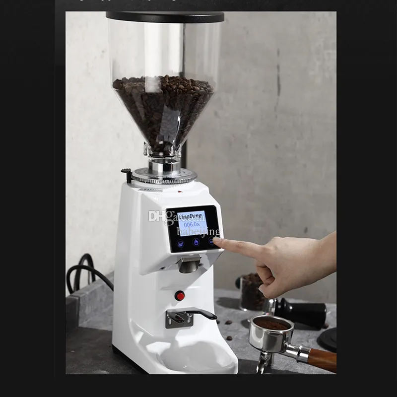 Electric Coffee Grinder - 60mm Burr Coffee Bean Grinding Machine ...
