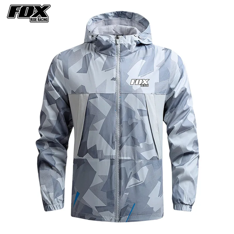 Men's Cycling Windbreaker Jacket - Lightweight Motorcycle & MTB Road ...