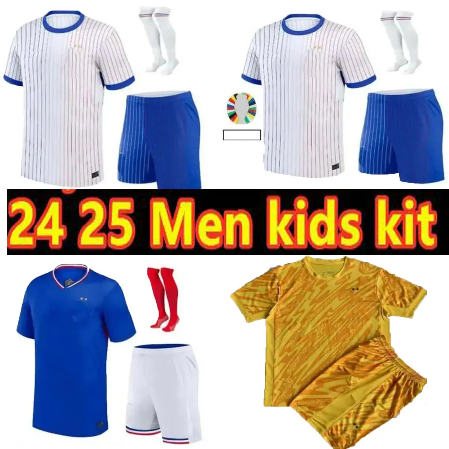2024 French Club Full Set Us Soccer Kit With BENZEMA, MBAPPE, GRIEZMANN ...